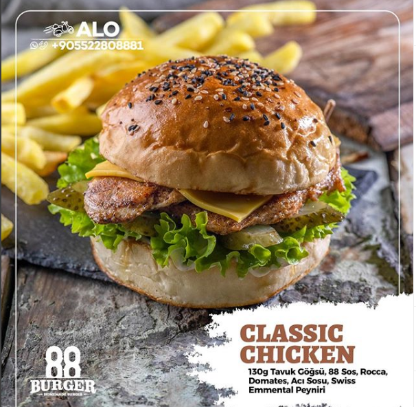 88 Burger - Beylikdüzü / İstanbul - 0 (552) 280 88 ** | Birmilyonnokta
